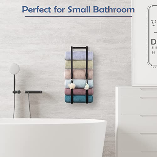 Echaprey Towel Racks for Bathroom Towel Holder Stainless Steel Wall Towel Rack for Bathroom Organizing of Washcloths Hand or Bath Towels