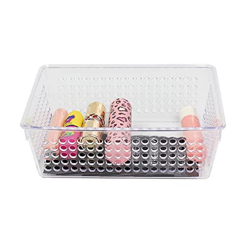 Transparent Bathroom Accessories Set 8 Pieces Bath Ensemble Includes Soap Dispenser, Toothbrush Holder, Toothbrush Cup, Soap Dish,New Apartment Essentials for Decorative Countertop