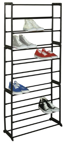 Sunbeam SR00755 30-Pair Shoe Rack, Black