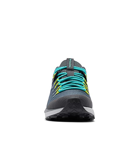 Columbia Womens Trailstorm Waterproof Hiking Shoe, Graphite/Dolphin, 8 Wide US