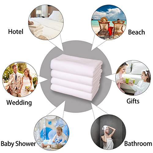 DEKAREAL Personalized Towels with Names 13.8" x 29.5" Custom Embroidered Bath Towels Customized Monogram Hand Towels for Bathroom Beach Kitchen Pool