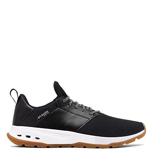 Columbia Mens Tamiami PFG Boat Shoe, Black/White, 10 US