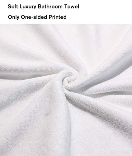 AGONA Gold White Butterflies Black Hand Towel Ultra Soft Absorbent Fingertip Towels Large Decorative Bath Towels Multipurpose for Kitchen Gym Yoga Spa 30"x15"
