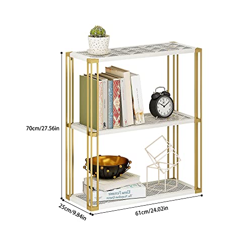JERAOL Wall Mounted 3 Tier Bathroom Shelf Organizer Rack Over Toilet for Bathroom, Kitchen, Living Room Storage