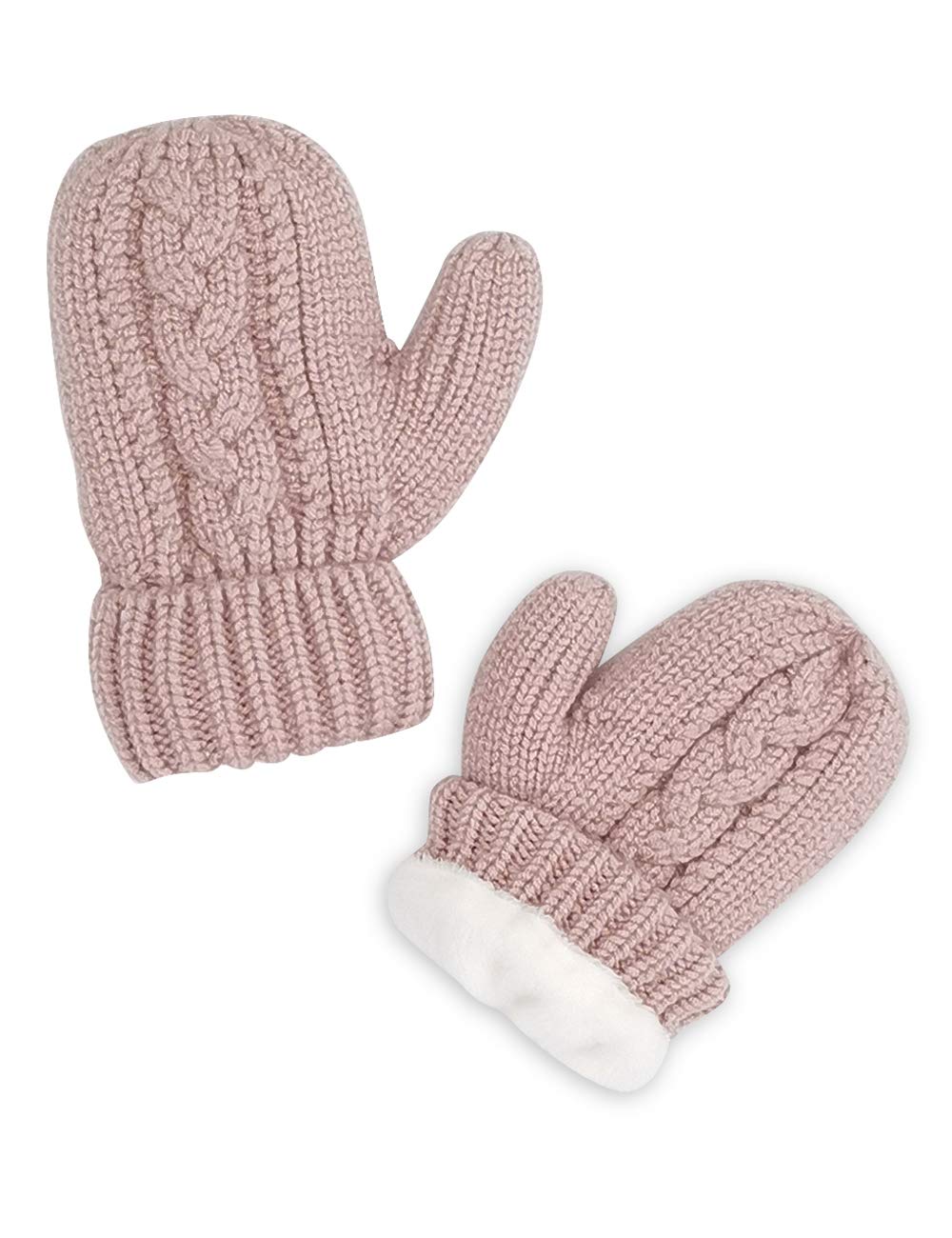 Baby Winter Hat Scarf Mitten Set, Unisex Infant Toddler Kids Hat Scarf (Pink-B, 2-5 Years)