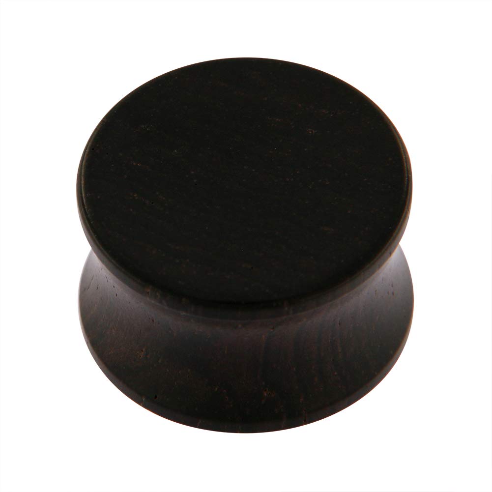 blue palm jewelry Set of 3 Pairs Organic Wood Double Flared Saddle Ear Tunnels Plugs Tunnels Expander Ebony Sono Teak Wood Ear Plugs E552