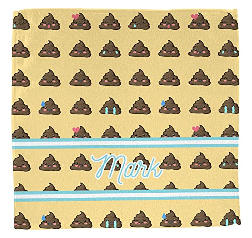 YouCustomizeIt Poop Emoji Washcloth (Personalized)