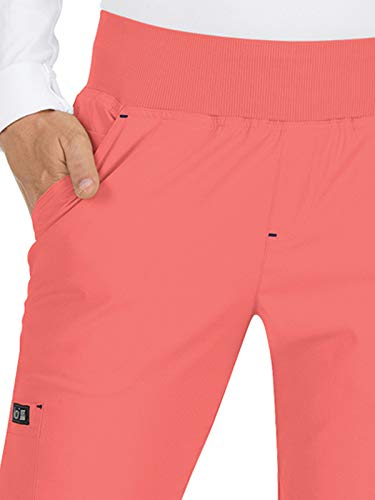 KOI Basics 732 Women's Laurie Scrub Pant (Coral, Large)