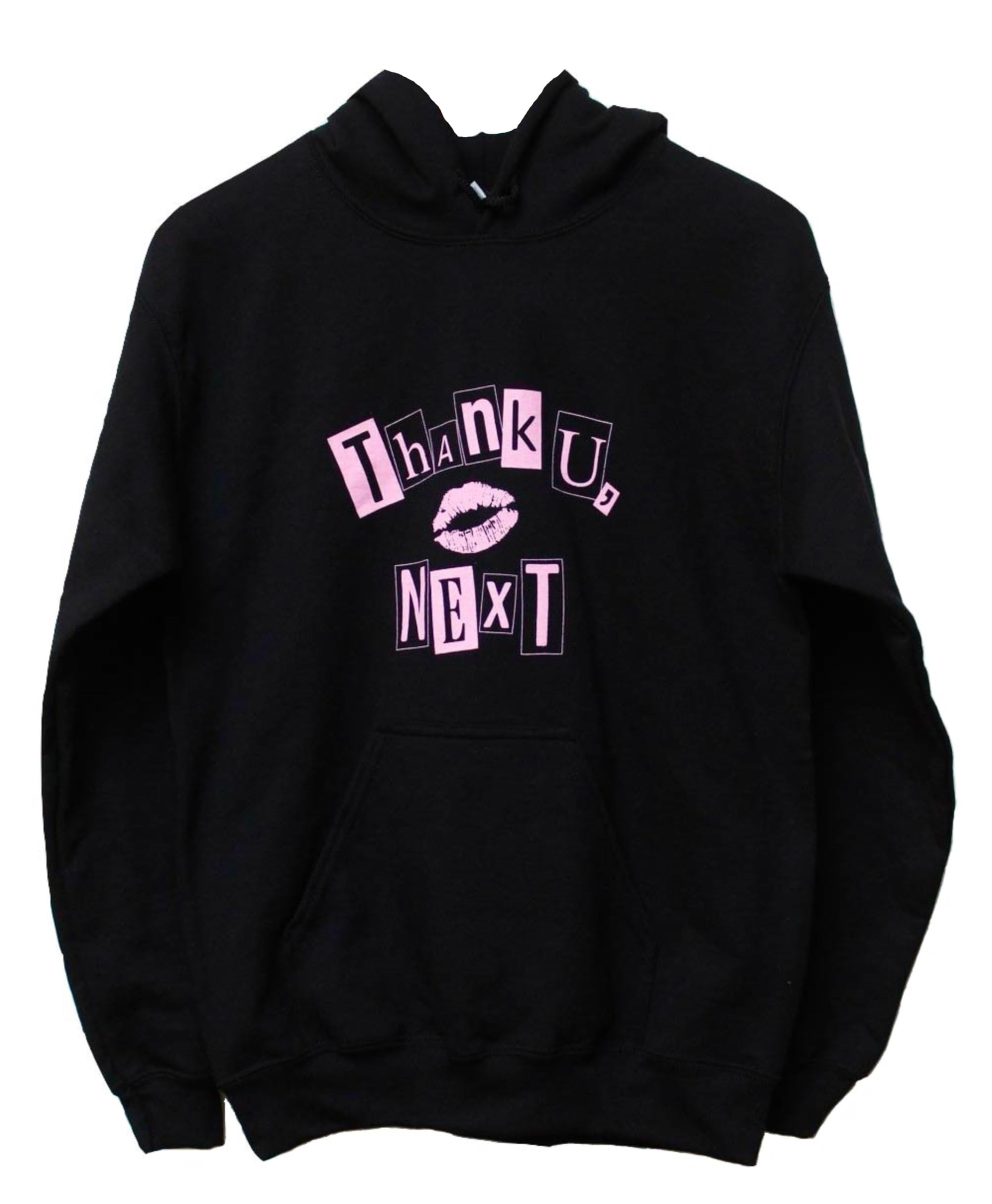 Era of Artists, LLC Thank U, Next Graphic Unisex Hoodie (Black, Large)