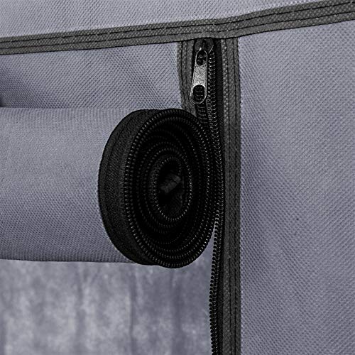 ducalmoral 10 Tiers Shoe Rack Dustproof Shoes Cabinet Space Saving Shoe Storage Organizer Shelf Large Capacity 30-45 Pairs Free Standing Shoe Racks with Cover