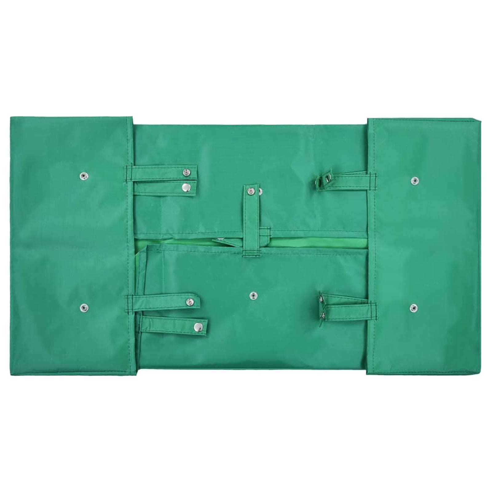 Tidyard Garden Cart Liner Outdoor Utility Wagon Outdoor Camping Trolley Cart Weather Resistant Fabric 600D Polyester Liner Green 33.9 x 18.1 x 8.7 Inches (L x W x H)