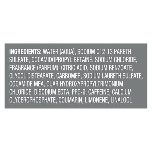 DOVE MEN+ CARE 2-in-1 Shampoo + Conditioner Thick + Strong 4 count for Fortifying Hair from Root to Tip, with Calcium, 25.4 oz