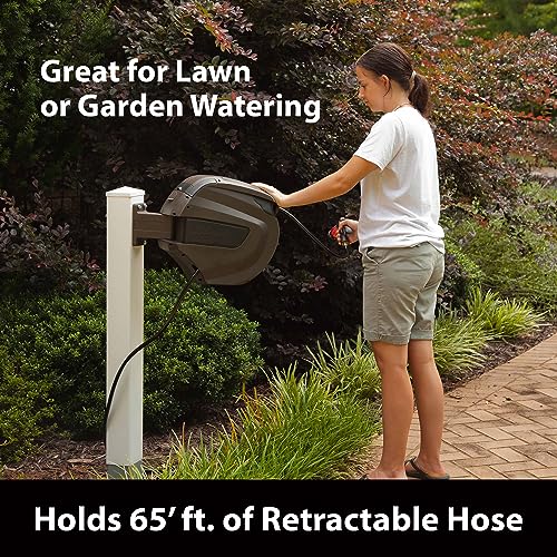 Liberty Basics 516, 65-Feet Retractable Hose Reel, Bronze