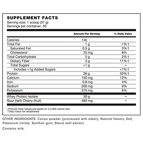 LADDER Grass Fed Whey Protein Powder Packets, 26g Protein for Muscle Gain, 7g BCAAs, 14g EAAs, No Artificial Sweeteners, NSF Certified (Chocolate, Pack of 15)