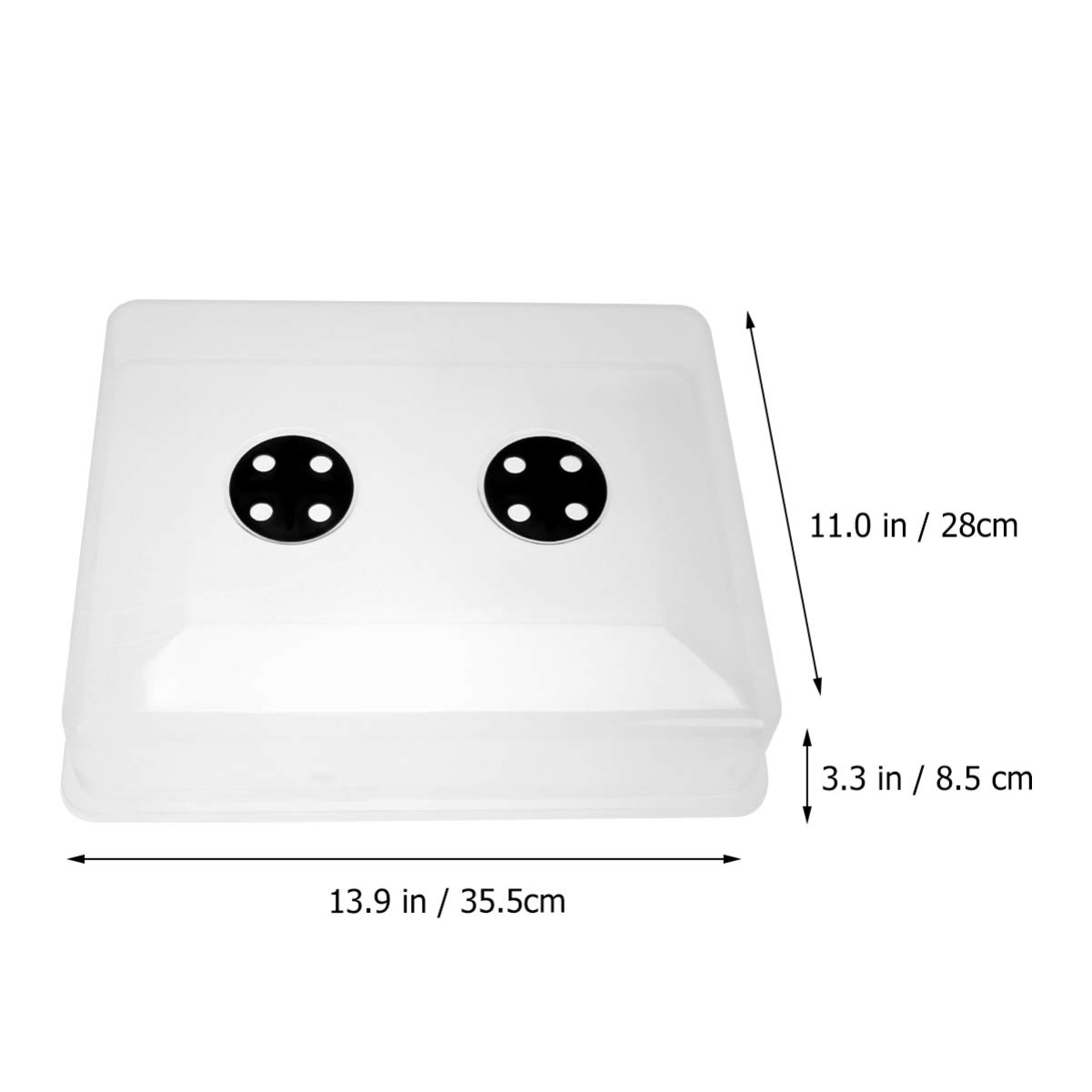 1pc Pot Protective Lid Heat Preservation Nursery Pots Lid Gardening Moisturizing Cover Nursery Pots Cover Transparent Planter Pot Lid