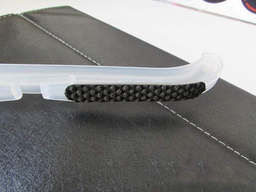 Bettli Non-Slip Foam Hanger Grips Hanger Strips (Black 8x1)
