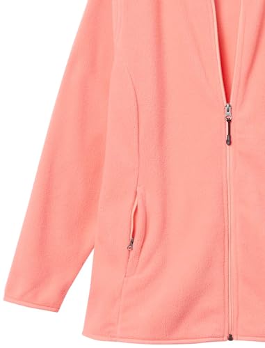 Amazon Essentials Women's Full-Zip Polar Fleece Jacket - Discontinued Colors, Coral Pink, Small