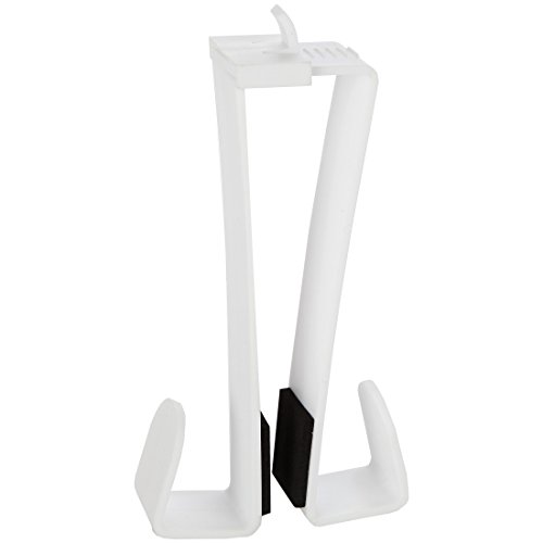 Home-X Dual Sided Shower Hook, The Perfect Addition to Any Bathroom, White