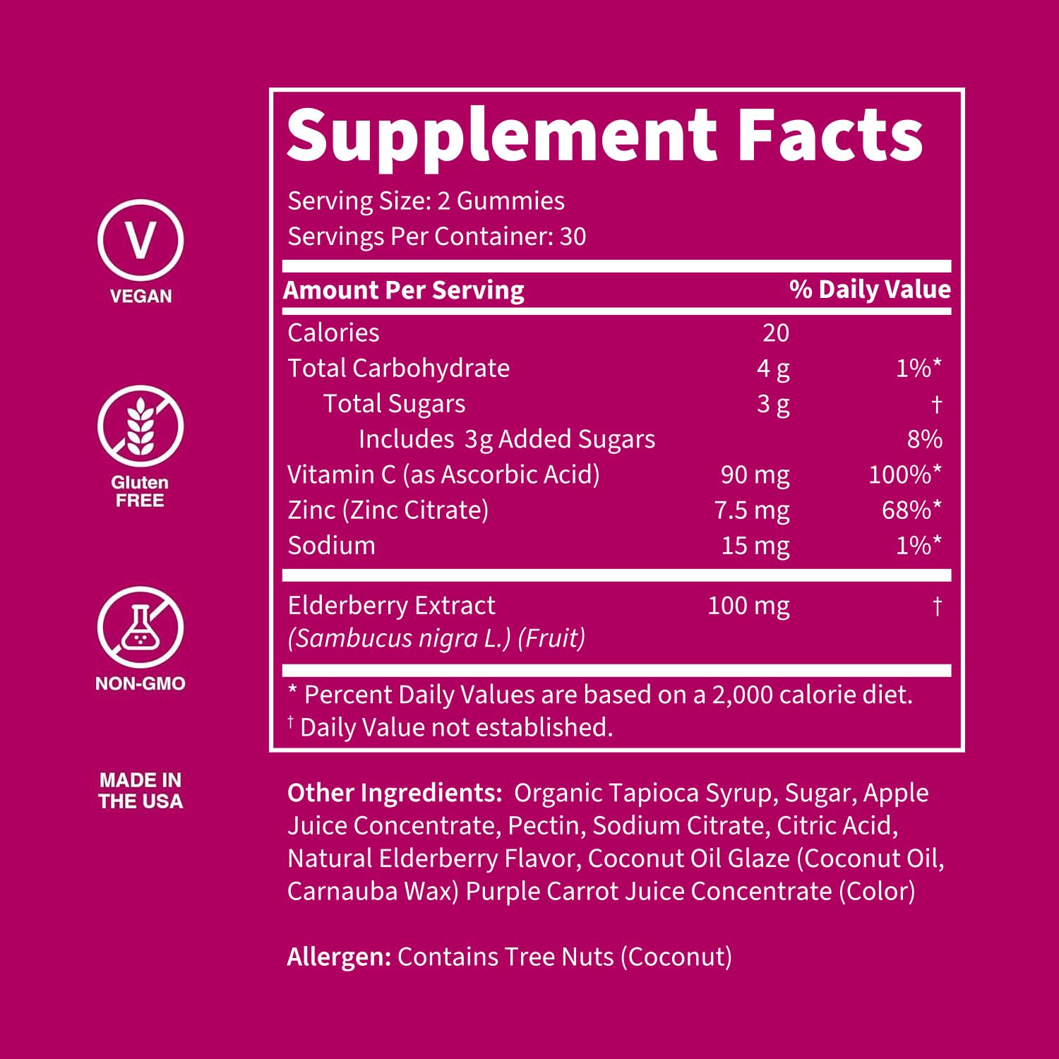 WellPath Boost Elderberry Gummies with Zinc & Vitamin C | Immune Support Supplement for Adults | Immunity Booster Vitamins | Sambucol Black Gummy | Non-GMO & Vegan, 60 Ct