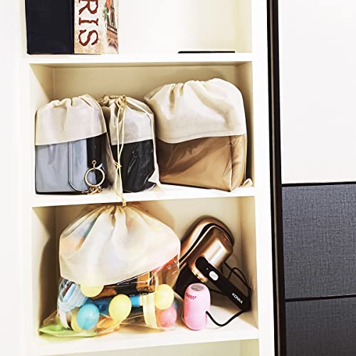 Dust Bags for Handbags Clear Handbag Storage Organizer Purse Organizer Bag for Closet Dust Cover Organizer Bags