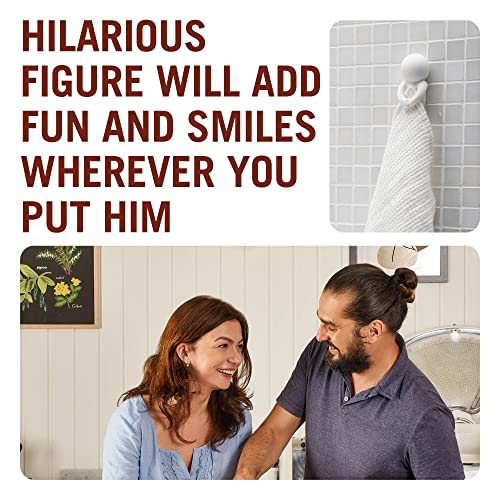 Modesto: Hand Towel Holder/Kitchen Towel Hanger/Fun Silicone Figure Towel Grip/for Towels by Monkey Business