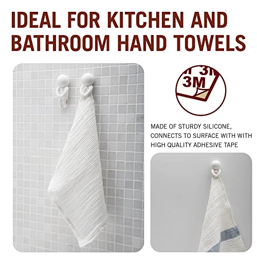 Modesto: Hand Towel Holder/Kitchen Towel Hanger/Fun Silicone Figure Towel Grip/for Towels by Monkey Business