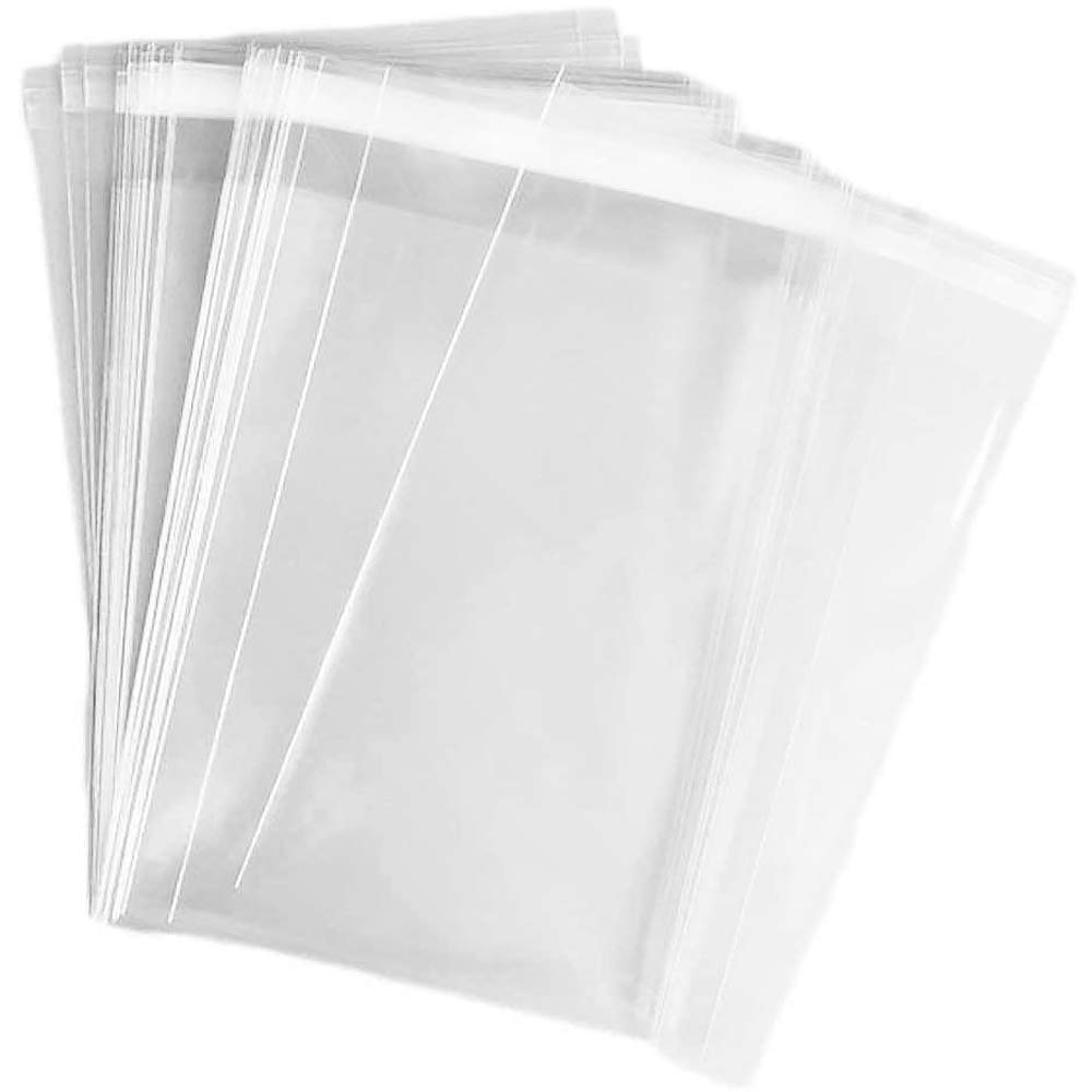 200 pcs Clear 3" x 4" Self Seal Cello Cellophane Bags Resealable Poly Bags 2.8 mils for Cookie, Candy, Gift Bakery, Prints, Photos, Cards & Envelopes, Party Decorative