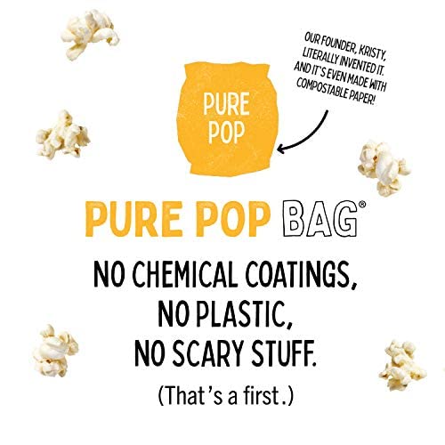 Quinn Movie Night Popcorn Variety Gift Kit, 3 Flavors - Real Butter, Parmesan & Rosemary, White Cheddar, Non-Gmo, Organic Popcorn Kernels (9 bags)