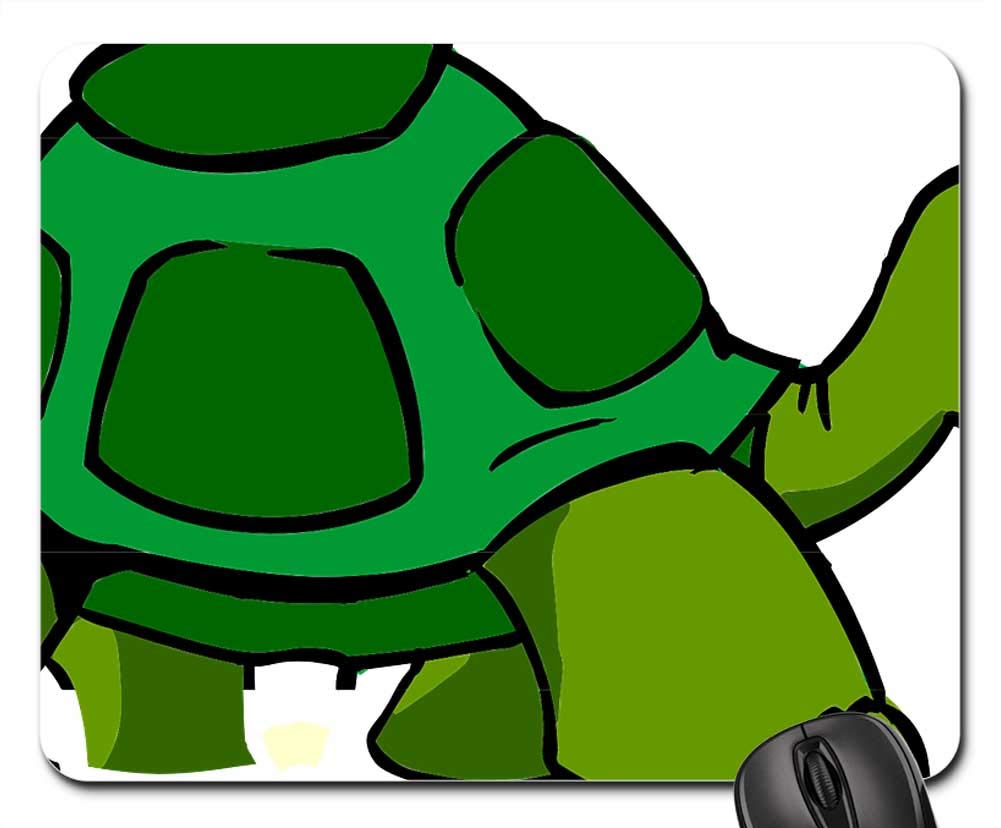 Mouse Pad - Turtle Carapace Tortoise Green Walking Shell Slow