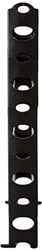 Home Basics Free Standing 50 Pair Shoe Organizer Rack, Ideal for Entryway and Hallway, Black