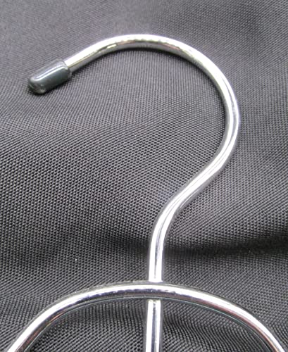 NAHANCO NH4TPH 4-Tier Pant Hanger with Clips for Closet Organization - 3/Pack, Chrome