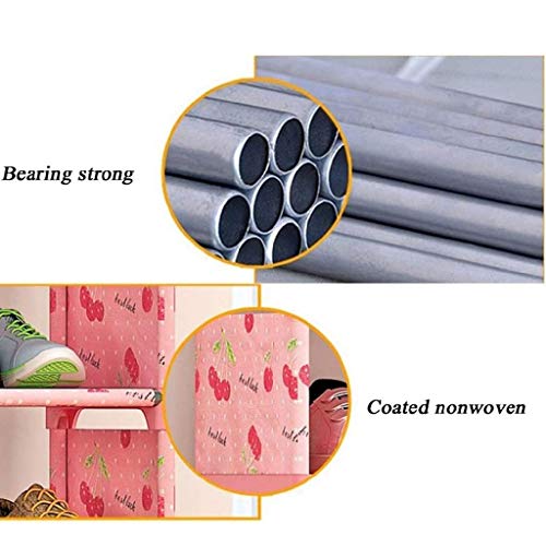 DINGZZ Shoe Storage Shelf Shoe Organizer, for 9 Pairs of Shoes in Closet Entryway Hallway (Color : D)