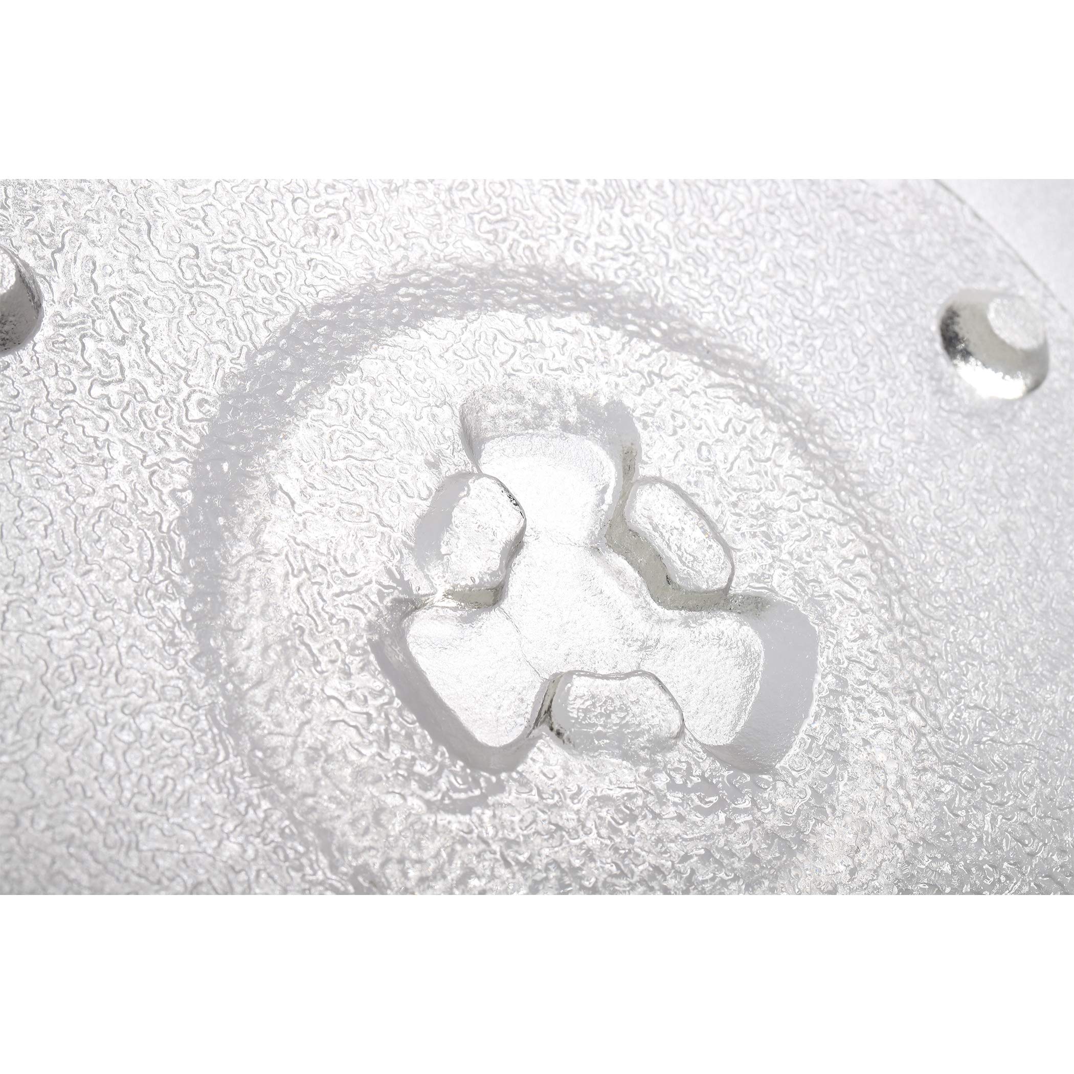 The 11.25’’ Microwave Glass Tray Compatible with GE and Kenmore - Exact Replacement Part of WB49X10097/ DE63-00536A / ME 16H702SES/ MCD991AB - Dishwasher Safe