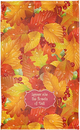 RNK Shops Fall Leaves Finger Tip Towel - Full Print
