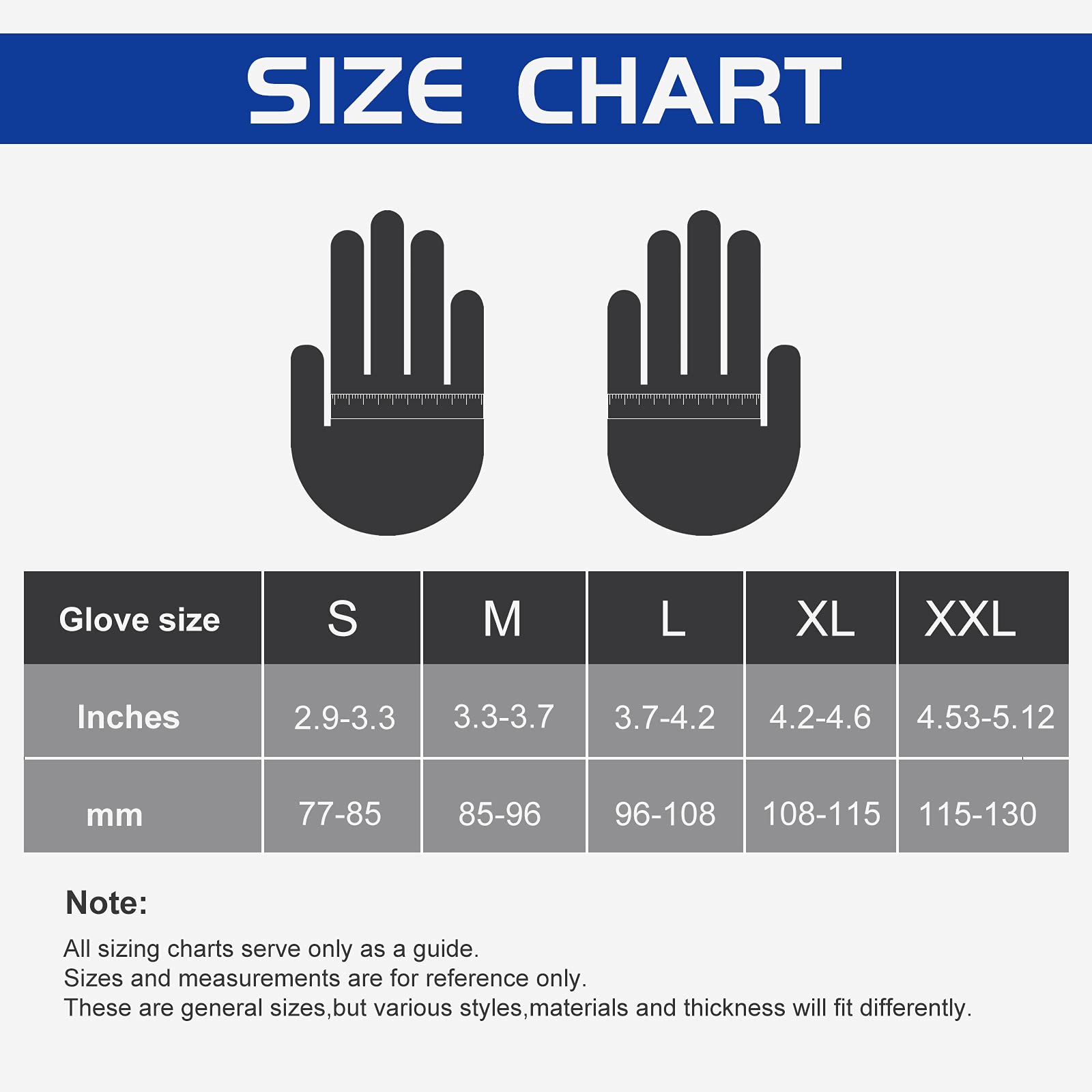 GMG SINCE1988 Nitrile Exam Gloves, Black Disposable Gloves,Nitrile Gloves Large 100,4 mil No Latex Gloves