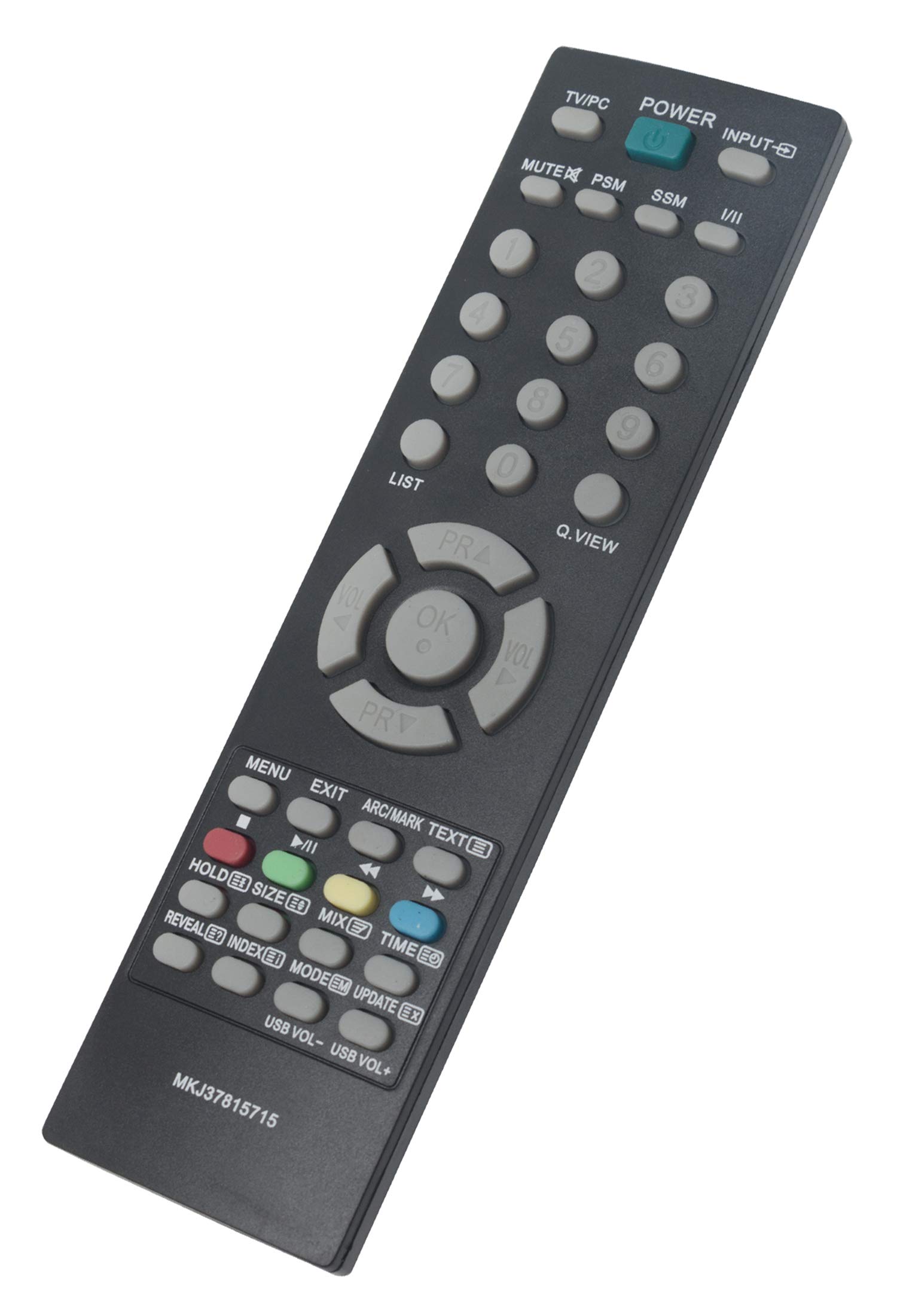 MKJ37815715 Replaced Remote fit for LG Monitor TV M197WAP M227WAP M237WAP