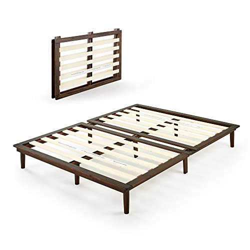 ZINUS Bobbie 10 Inch Wood Platform Bed Frame, Full Size, Mattress Foundation with Sturdy Acacia Wood Slat Support, No Box Spring Needed, Tool Free Assembly