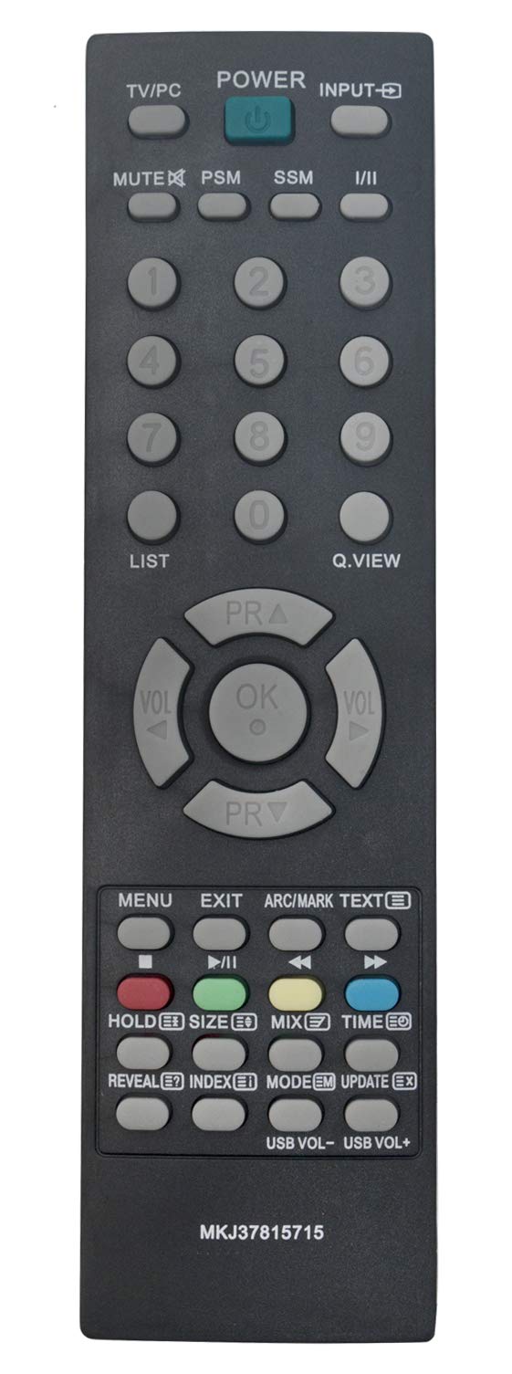 MKJ37815715 Replaced Remote fit for LG Monitor TV M197WAP M227WAP M237WAP