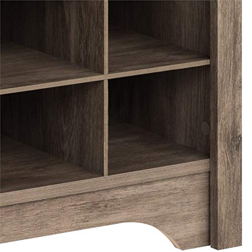 60 inch Shoe Cubby Console, Drifted Gray