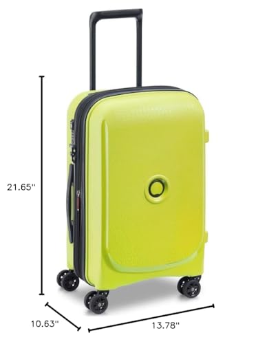 Delsey Paris Unisex Adult Expandable Suitcase, Chartreuse Green, Cabine (55 cm-35 L + 5 L)