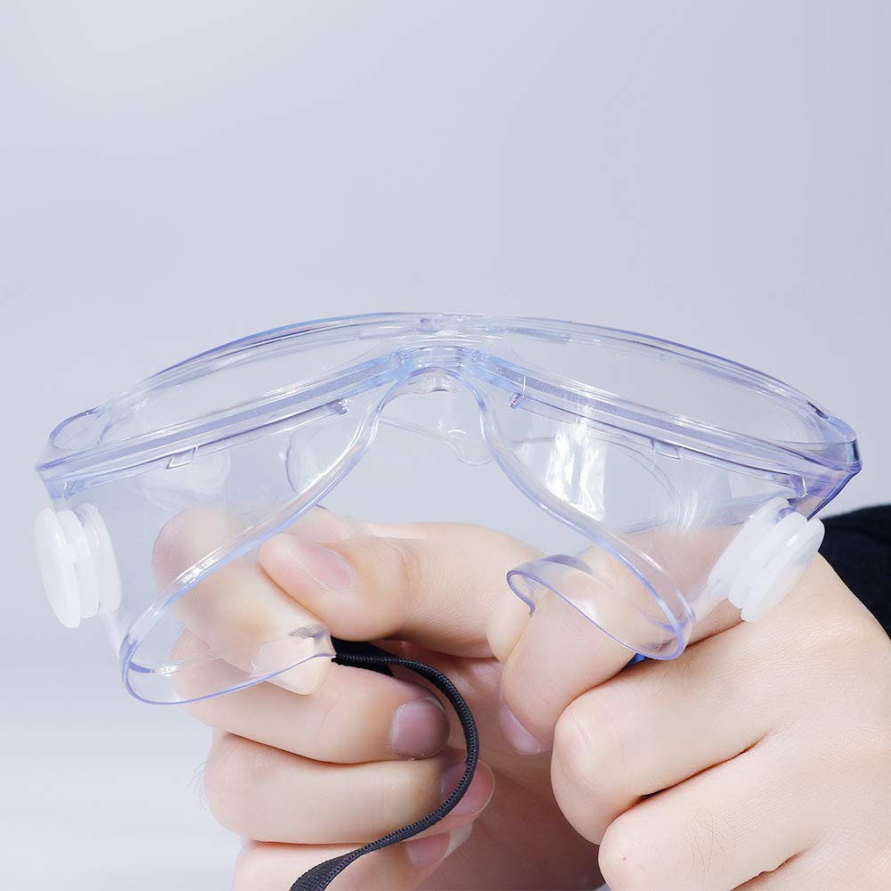 Safety Goggles Eye Protection Anti Fog Over Glasses Scratch Resistant Vented