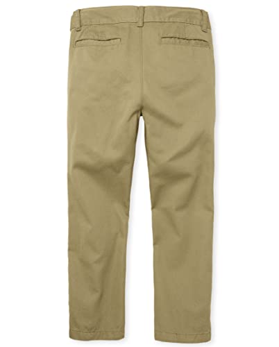 The Children's Place boys Skinny Chino Pants, Flax, 10