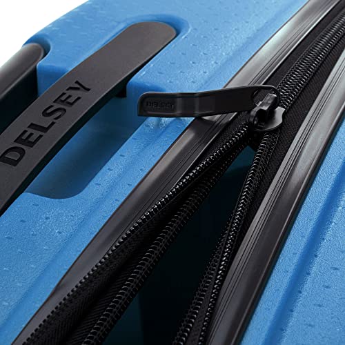 Delsey Paris Unisex Adult Suitcase, Zinc Blue, L (76 cm-102 L)