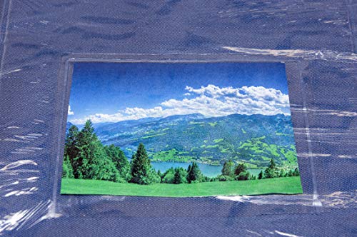 Clear Vinyl Zippered Storage Bags 12 x 15 x 3 Inch 5-Pack with Handle and Pockets