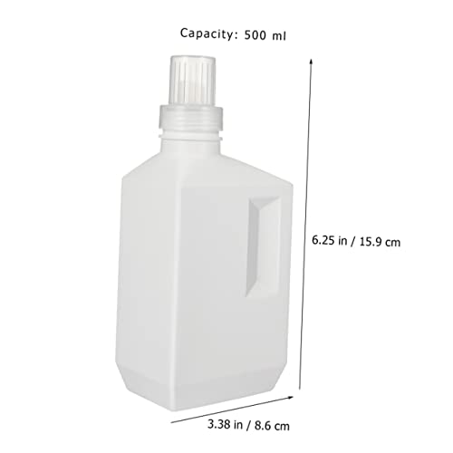 Cabilock 10 Pcs Laundry Detergent Bottle Shampoo or White