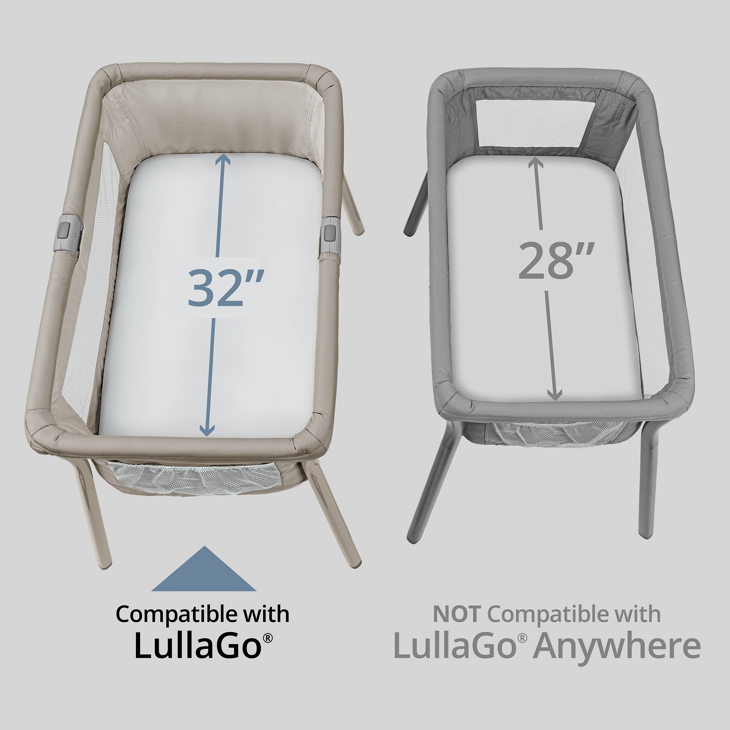 Chicco LullaGo Bassinet Sheets - White 2-Pack | White