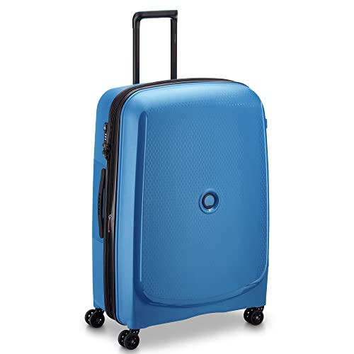 Delsey Paris Unisex Adult Expandable Suitcase, Zinc Blue, L (76 cm-102 L + 10 L)