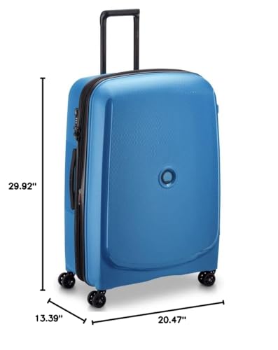 Delsey Paris Unisex Adult Expandable Suitcase, Zinc Blue, L (76 cm-102 L + 10 L)