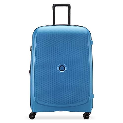 Delsey Paris Unisex Adult Expandable Suitcase, Zinc Blue, L (76 cm-102 L + 10 L)