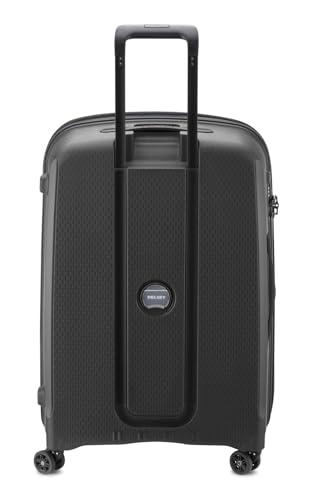 Delsey Paris Unisex Adult Expandable Suitcase, Black, M (71 cm-81 L + 8 L)